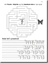 Hebrew/ עברית & English General Studies Printables